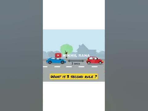 WHAT IS CAR DRIVING 3 SECOND RULE | NEVER DO TAILGATING #cartips # ...