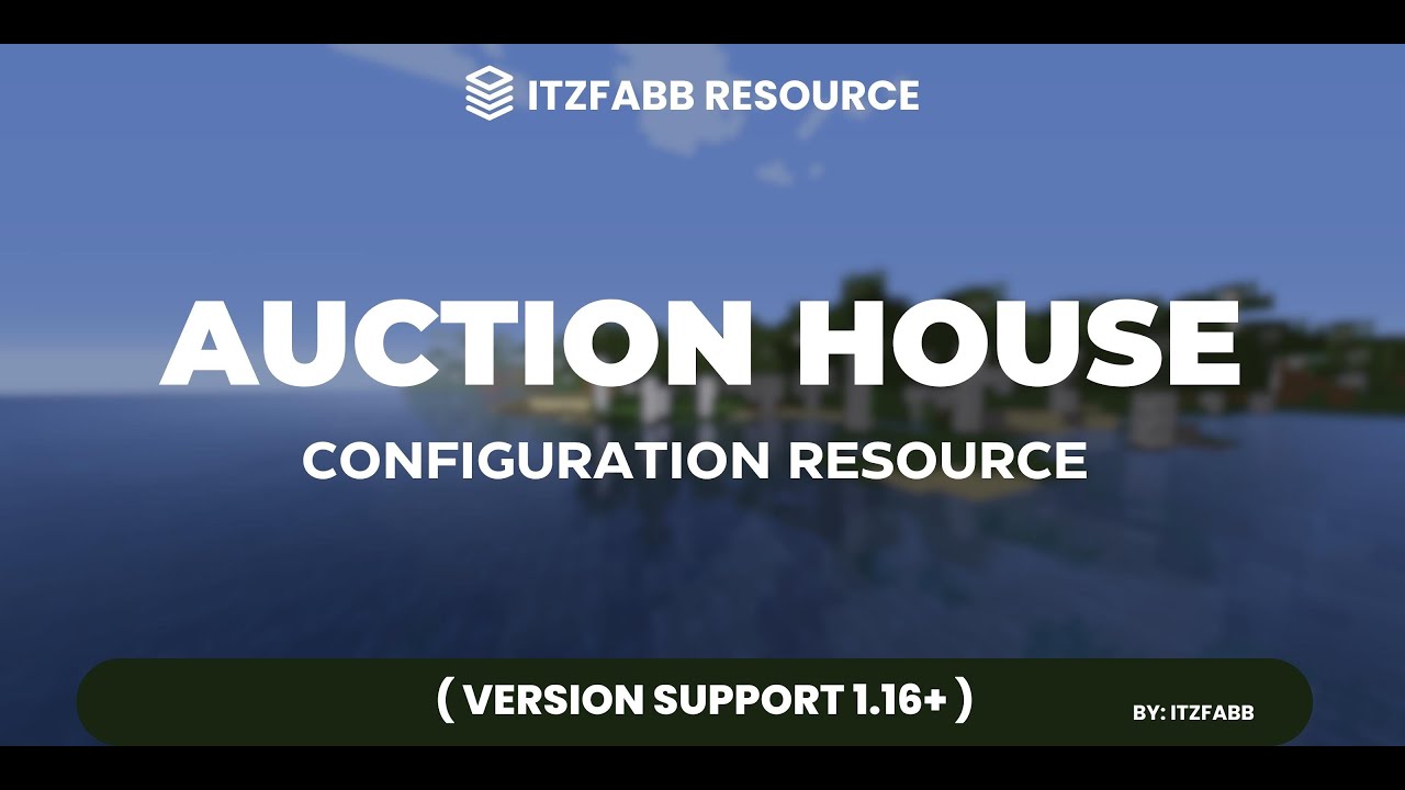 Player Auctions | Configuration v0.3 - YouTube