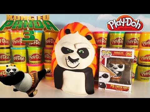 Giant KUNG FU PANDA 3 Play Doh Po Surprise