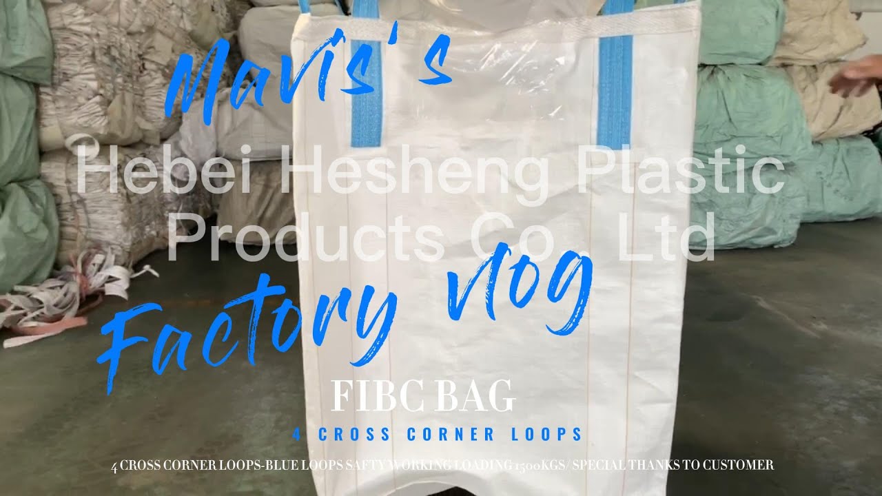 JUMBO BAG 4 CROSS CORNER LOOP -BLUE LOOPS #bulkbags #fibcbags # ...