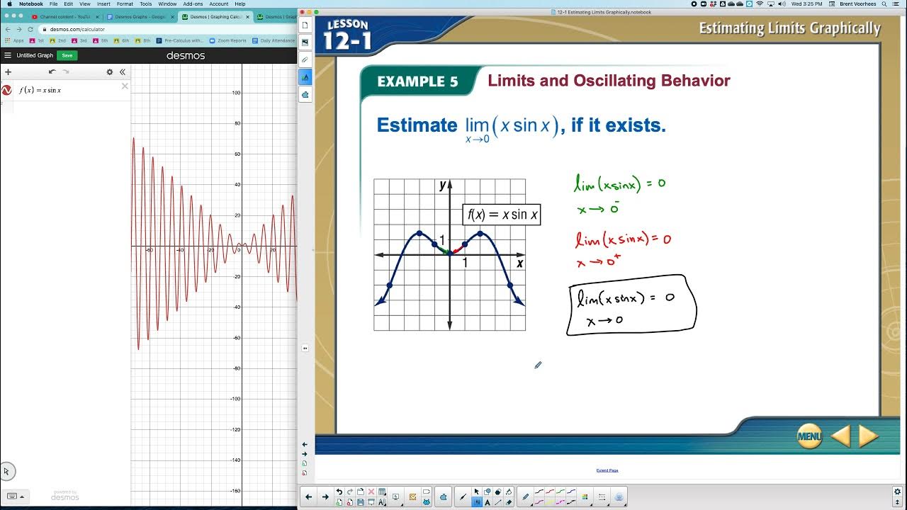 12-1 Example 5 - Limits and Oscillating Behavior - YouTube