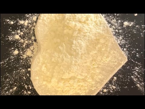 Cornstarch + Gym chalk reforms - YouTube