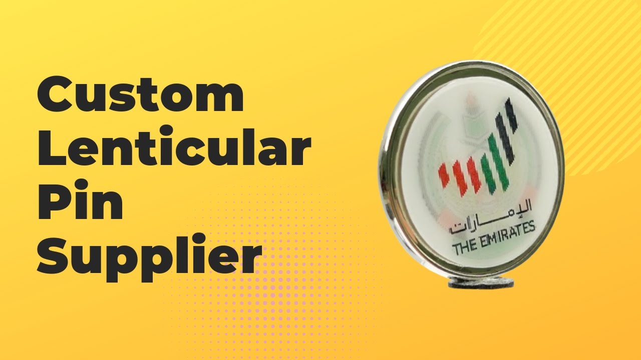 3D Lenticular Lapel Pin- Personalised Lenticular Pin Manufacturer - YouTube