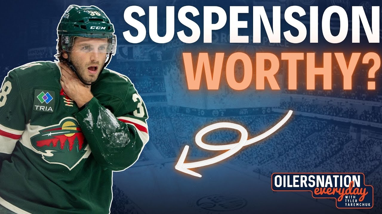 Should Ryan Hartman be suspended for his hit on Evan Bouchard? - YouTube