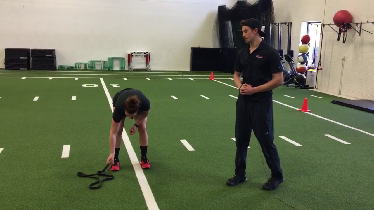 Band Resisted Vertical Jump - YouTube