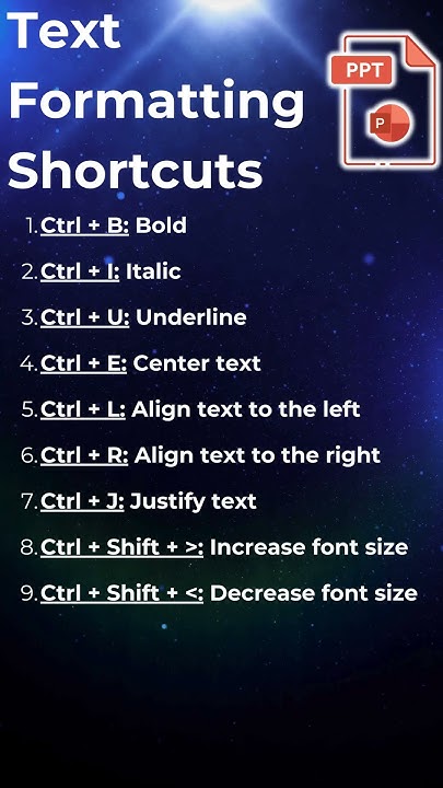PowerPoint Text Formatting Hacks: 10 Keyboard Shortcuts You MUST Know ...