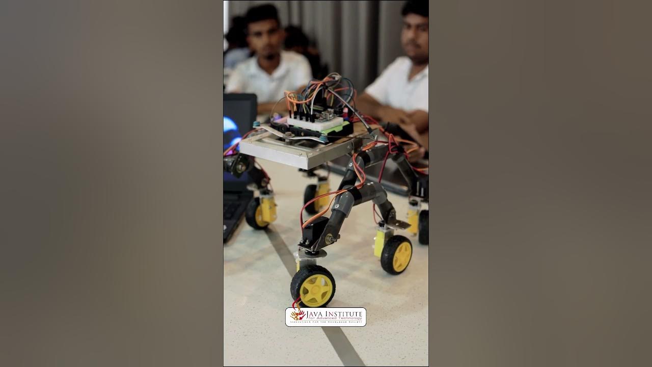 Team "Inline" has successfully developed a Robot Waiter using Arduino technology! - YouTube