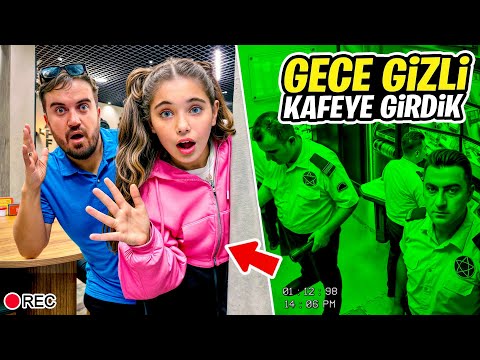 GECE GİZLİCE KAFEDE KALDIK !! ELİF SİNEM !! 
