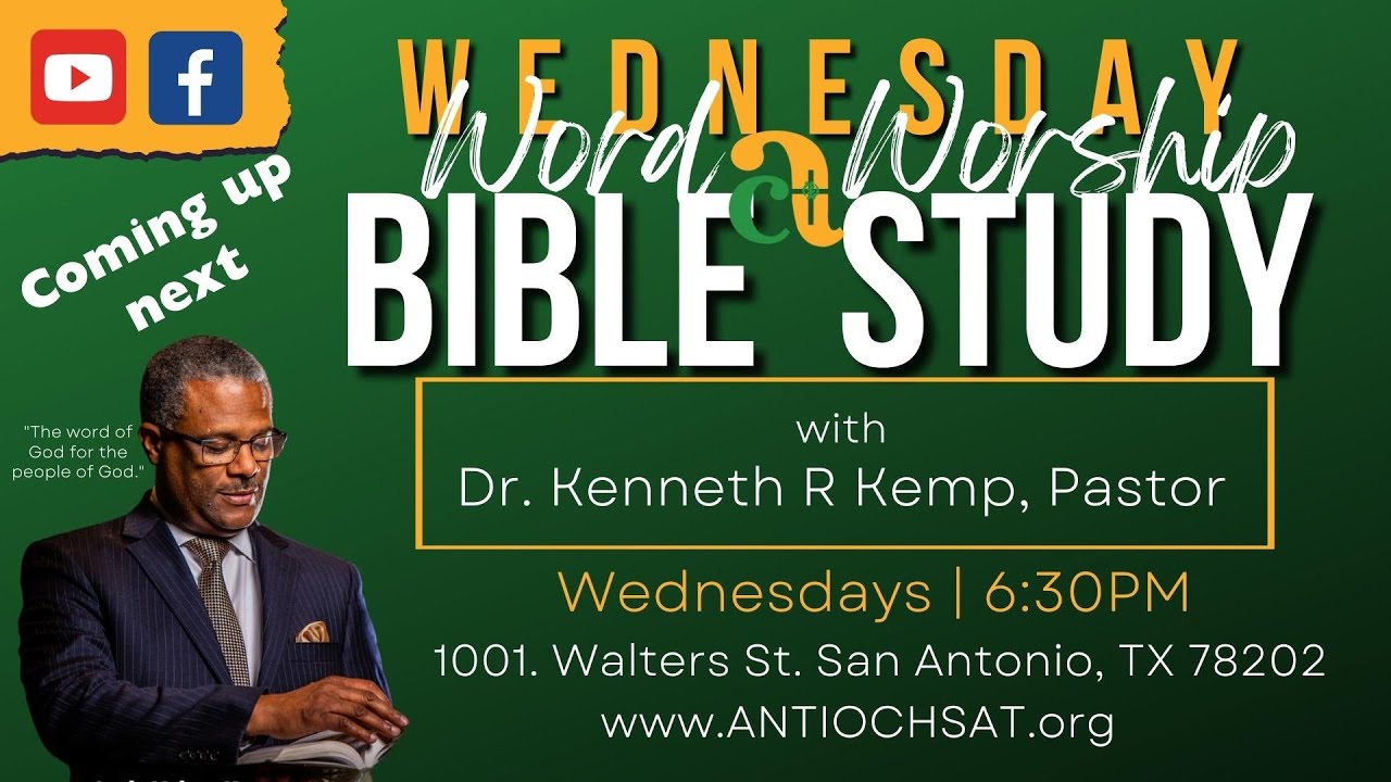 Antioch Missionary Baptist Church Virtual Bible Study "The Book Of ...