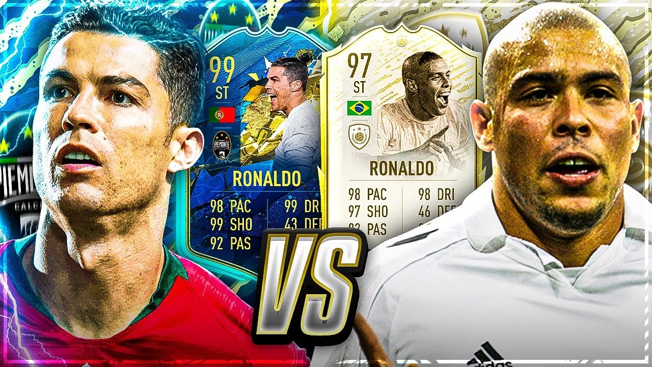 FIFA 20: RONALDO 97 MOMENTS vs C. RONALDO 99 TOTS SQUAD BUILDER BATTLE ...