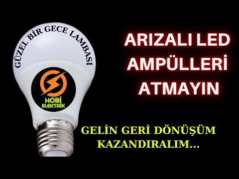 EFSANE BİR GECE LAMBASI | ŞARJLI GECE LAMBASI NASIL YAPILIR ?