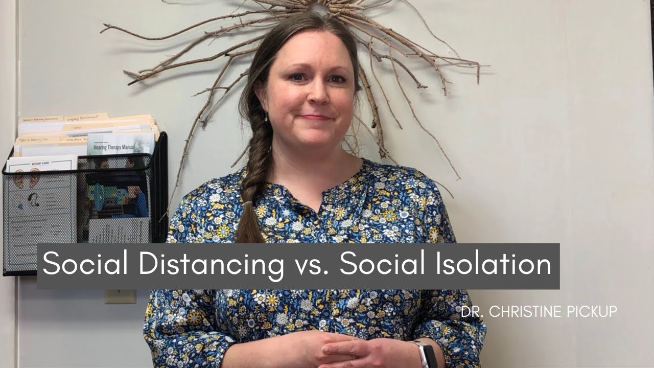 Social distancing vs. Social Isolation - YouTube