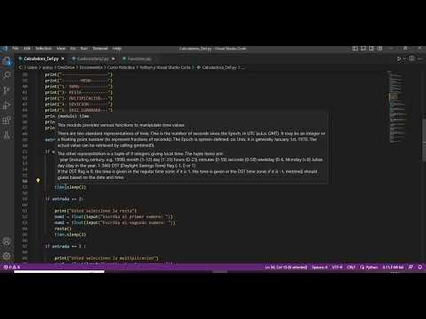Calculadora en Visual Studio Code y Python - YouTube