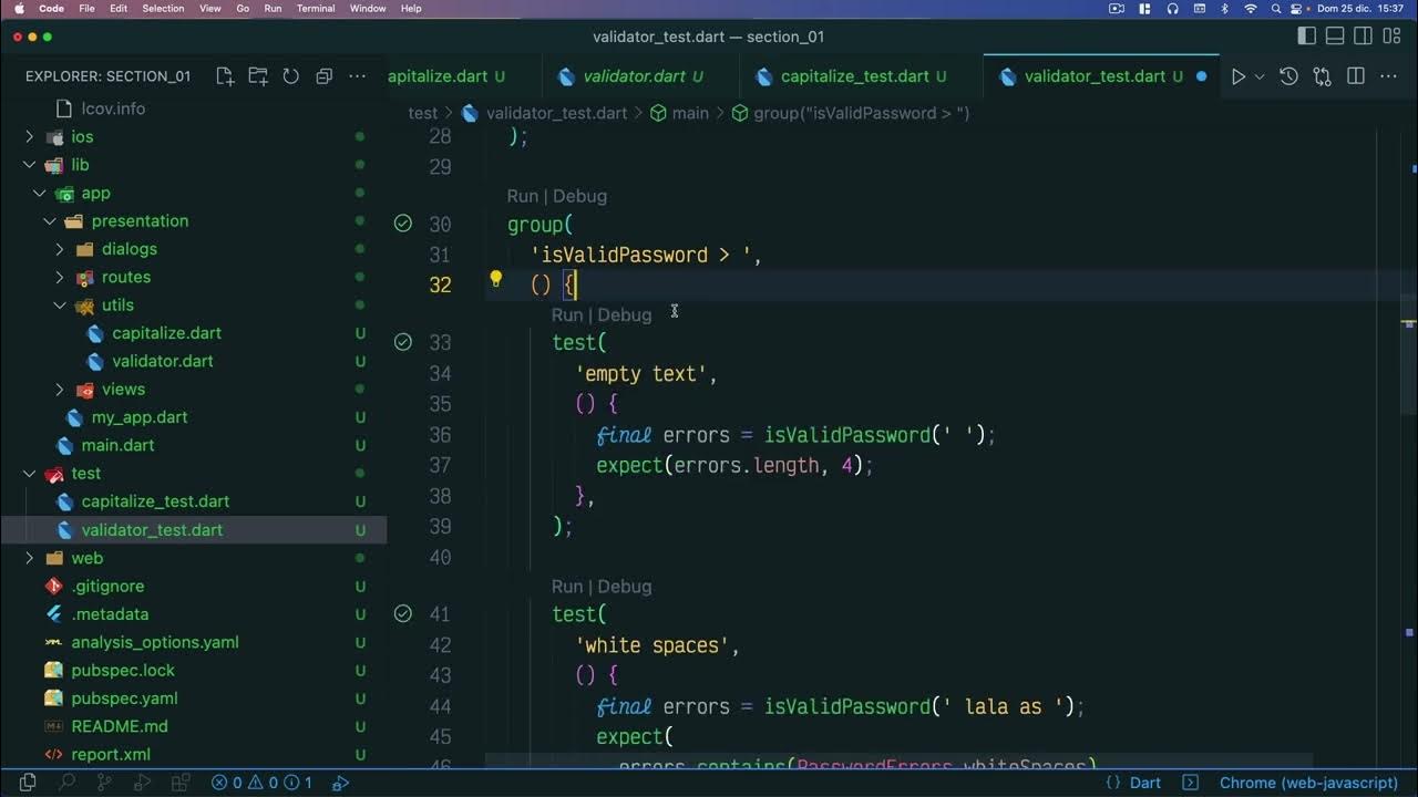 Flutter unit & widget testing - 10 setUp y tearDown - YouTube