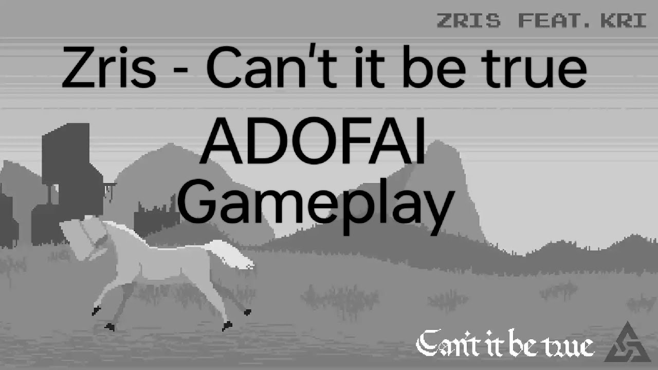 ADOFAI Gameplay ( Zris - Can't it be true ) - YouTube