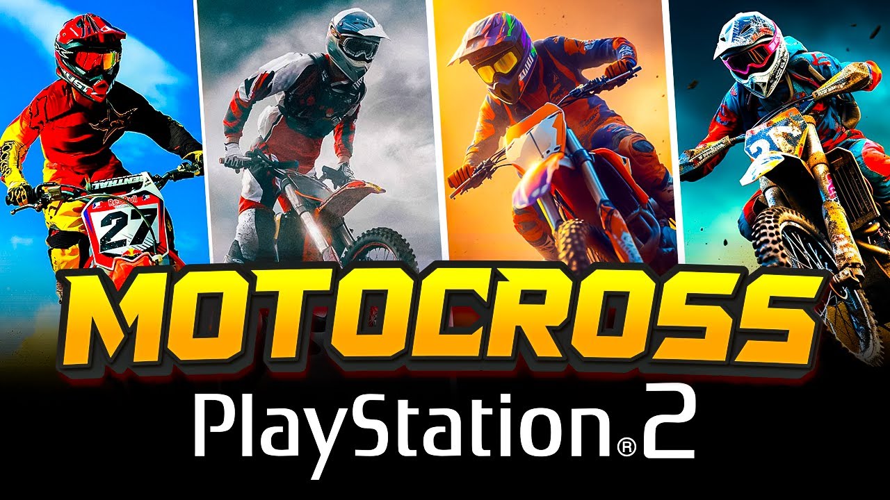 10 Melhores JOGOS de MOTOCROSS para PS2 - YouTube