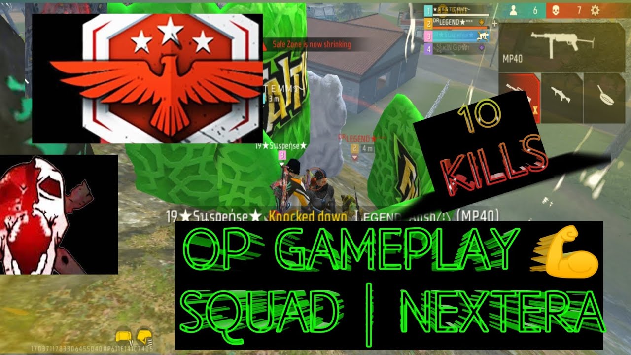 op squad gameplay | op headshots| no chance to win 👑 #booyah #ff - YouTube
