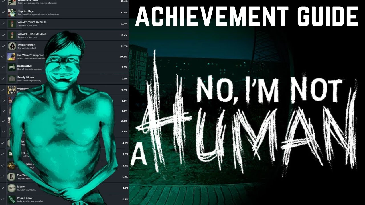 No, I'm Not A Human - 100% ACHIEVEMENTS GUIDE - YouTube