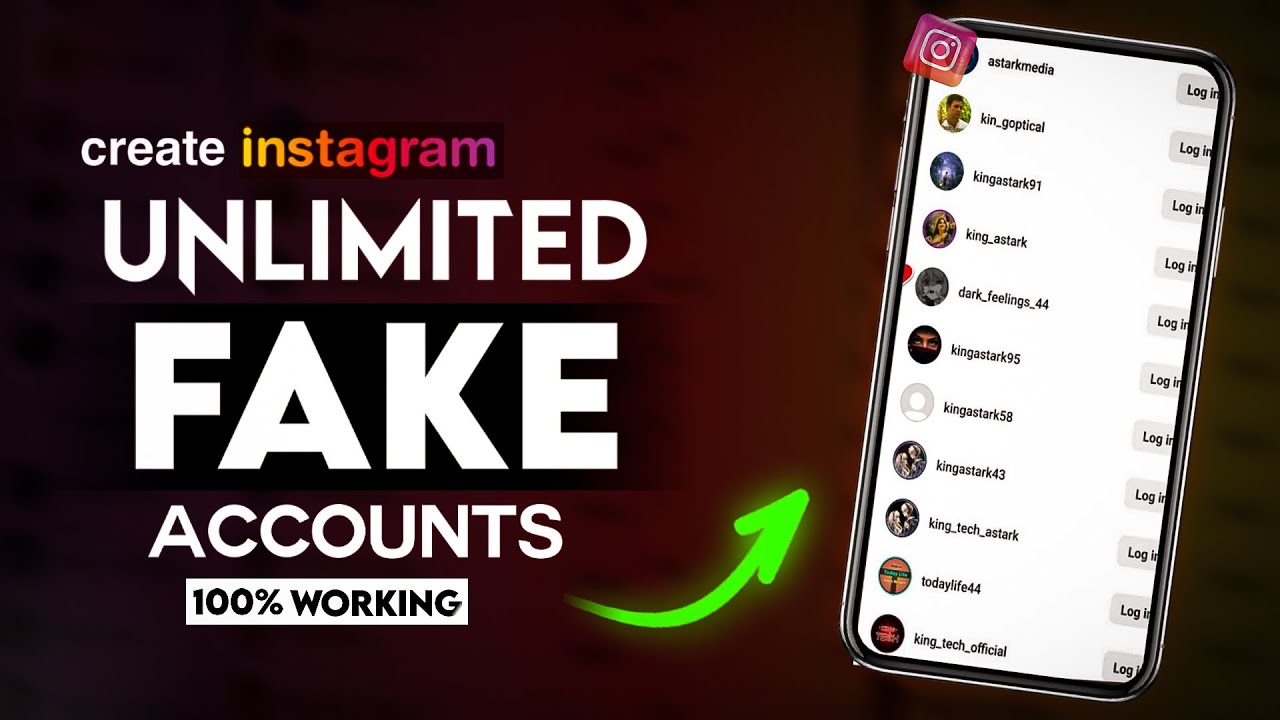 Instagram unlimited Fake Id kaise banaye | Instagram me fake id kaise ...