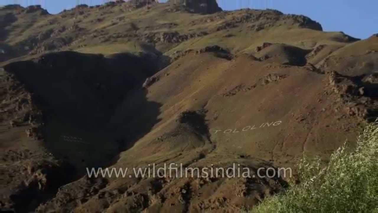 Mount Tololing from Kargil War Memorial - YouTube