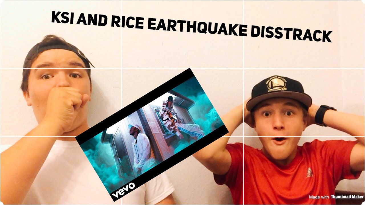 REACTING TO KSI's EARTHQUAKE DISSTRACK!! - YouTube