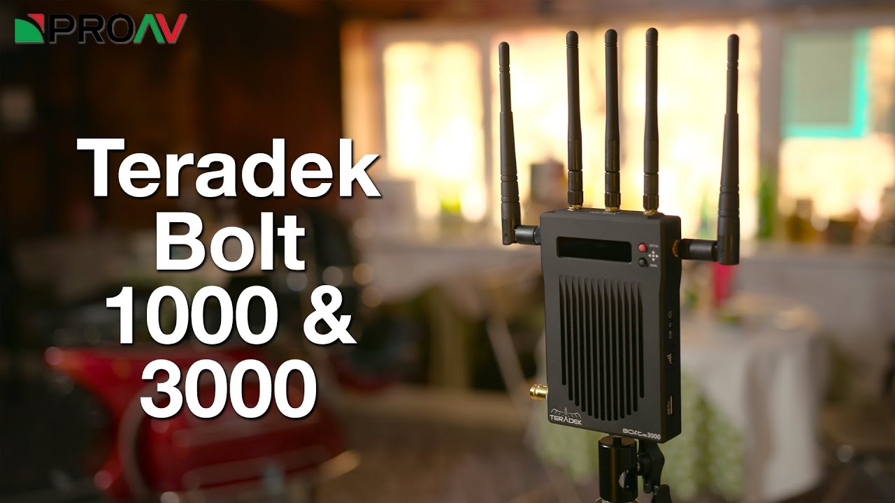 Teradek Bolt 1000 & 3000 - Overview - YouTube