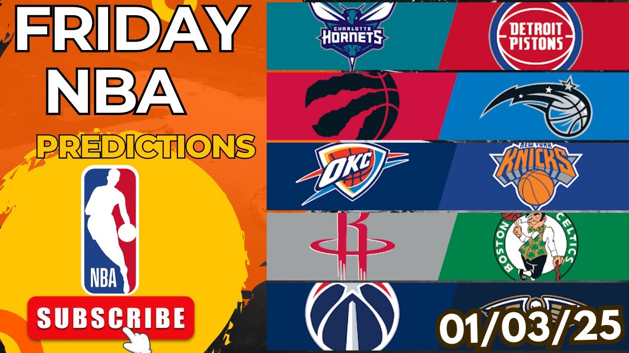 NBA Predictions Today 1/3/25 NBA FREE PICKS and Betting Tips | NBA ...