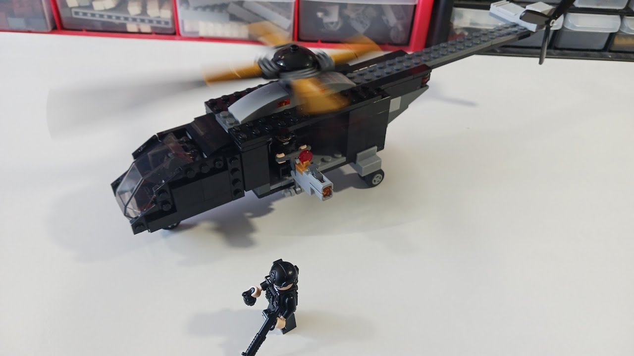 PMC HA-12 Multi-perpose Helicopter! | A Futuristic Lego Moc - YouTube