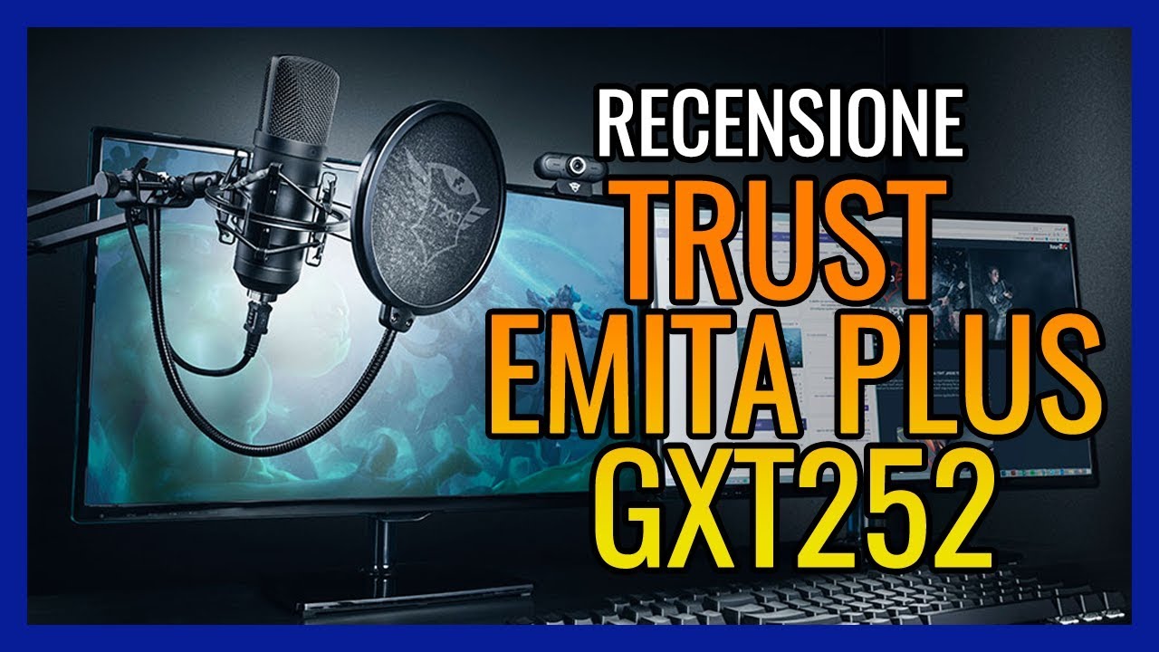 UN MICROFONO PROFESSIONALE AD UN PREZZO ASSURDO! [Trust Emita Plus GXT ...