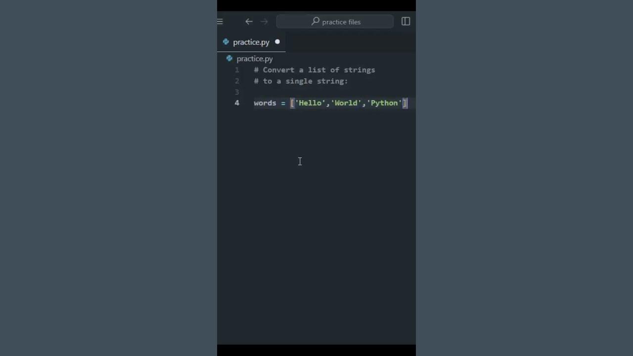 Convert A List Of Strings Python Pythonprogrammingcodinglearnpython Pythonforbeginners