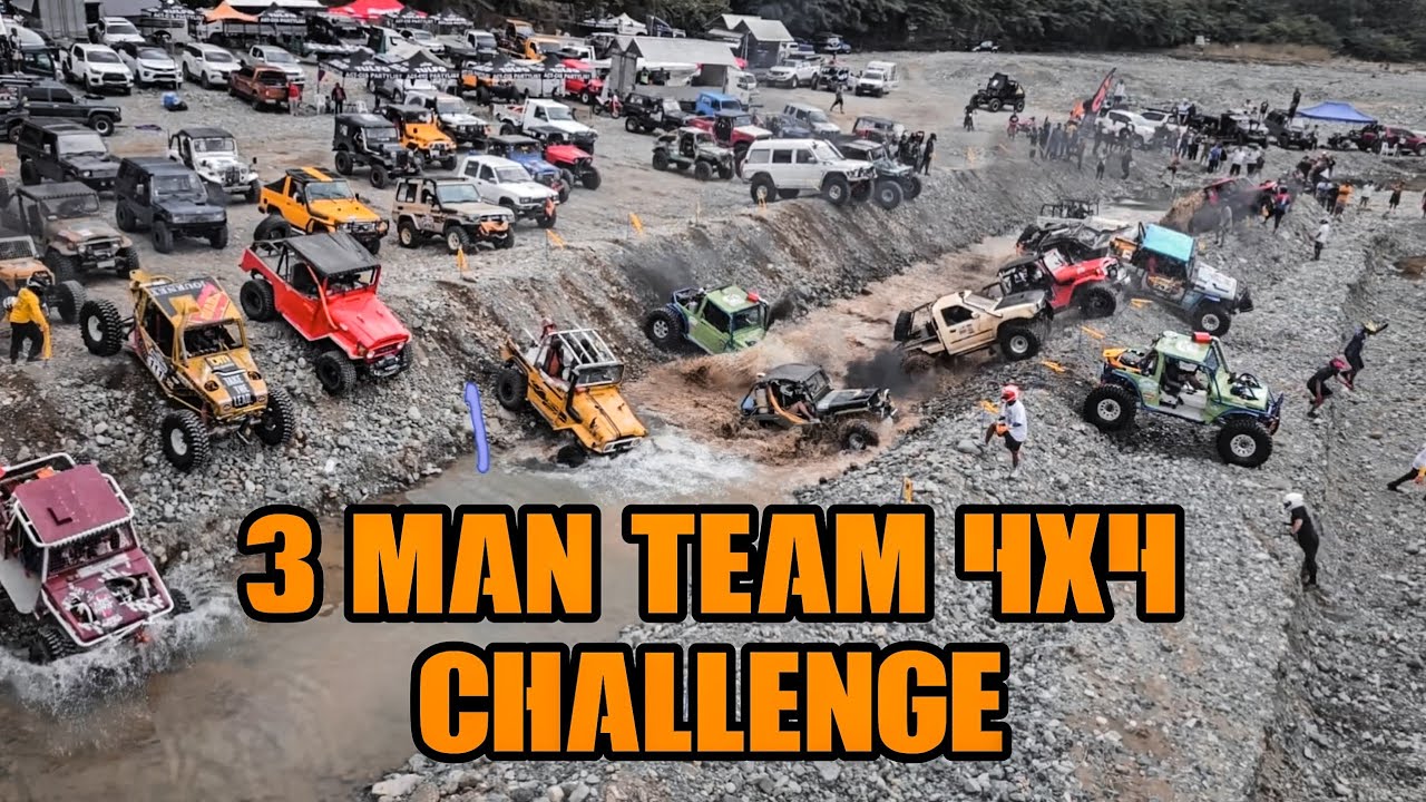 3 man Team 4x4 Challenge at tilapia festival - YouTube