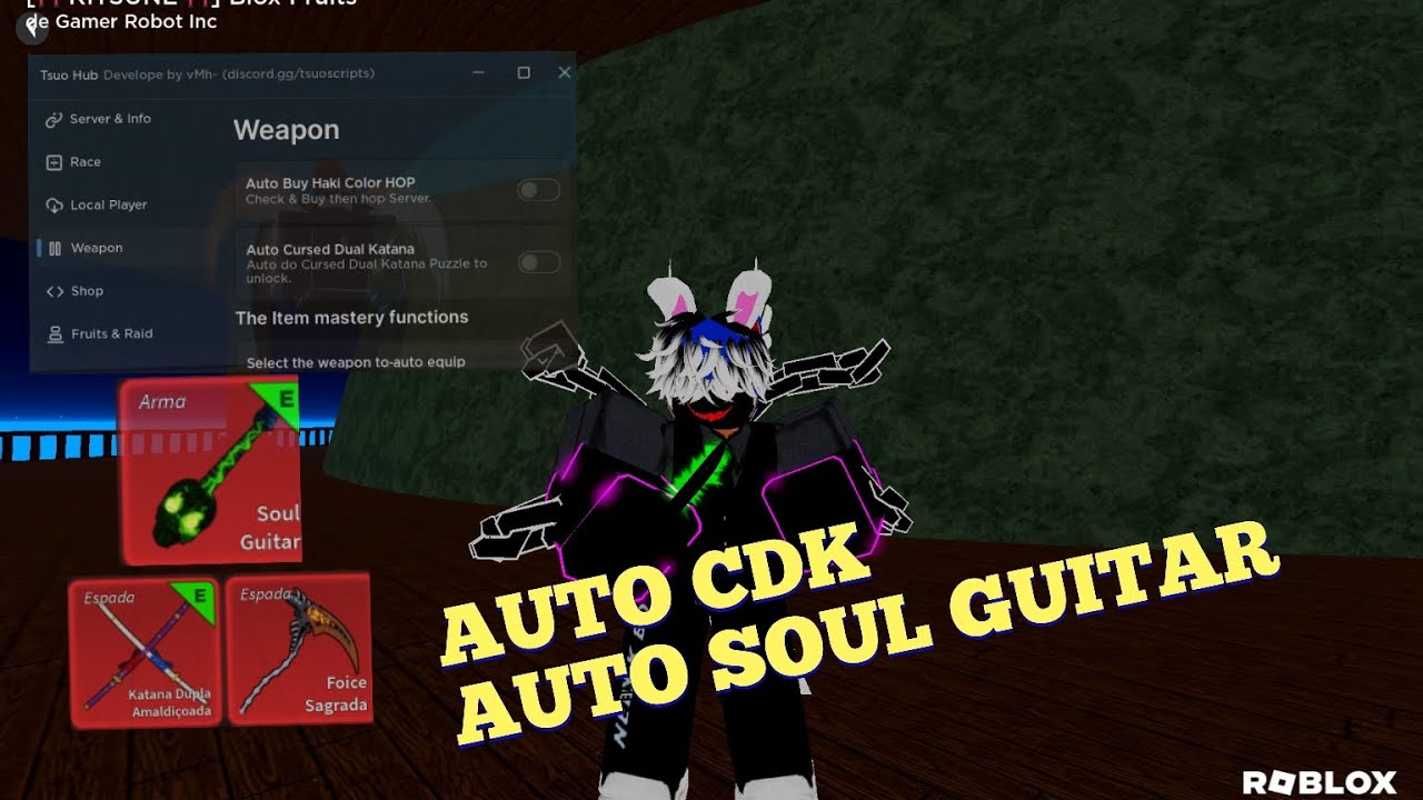 SCRIPT AUTO CDK 🚨 AUTO SOUL GUITAR 🚨🚨 - YouTube