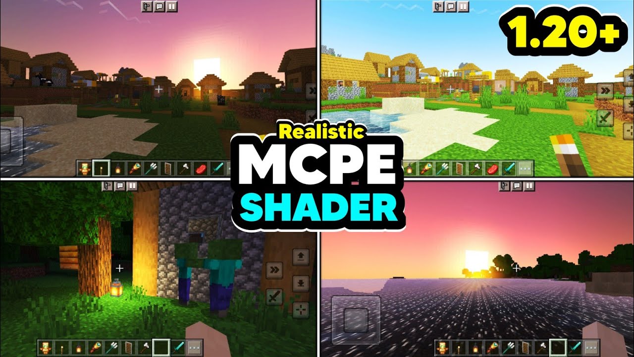 Best RTX Shaders for Minecraft Pe 1.20.15+ ( Render Dragon Shaders ...
