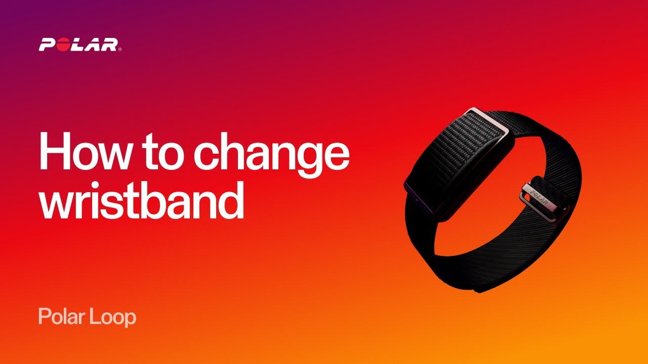 Polar Loop | How to change the wristband - YouTube