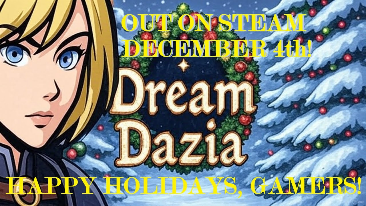 Dream Dazia: Official Holiday Trailer (STEAM RELEASE DEC. 4th!) - YouTube