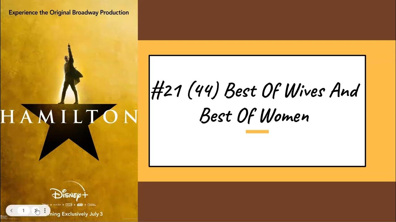 Learn English with "Hamilton" #21 Best Of Wives And Best Of Women ...