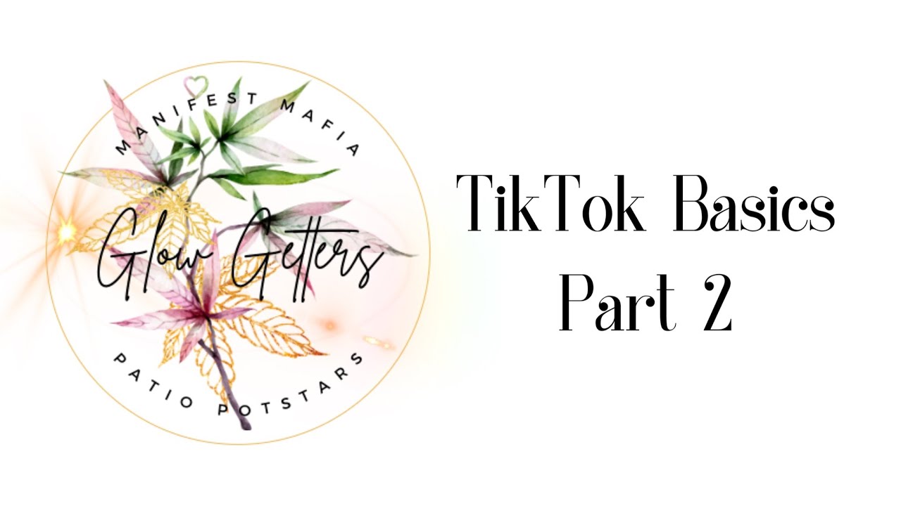 TikTok Basics - PART 2 - YouTube
