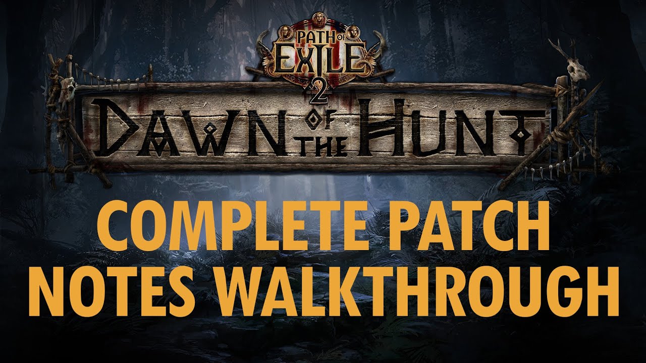 THIS CHANGES EVERYTHING! Path of Exile: Dawn of the Hunt Patch Notes ...