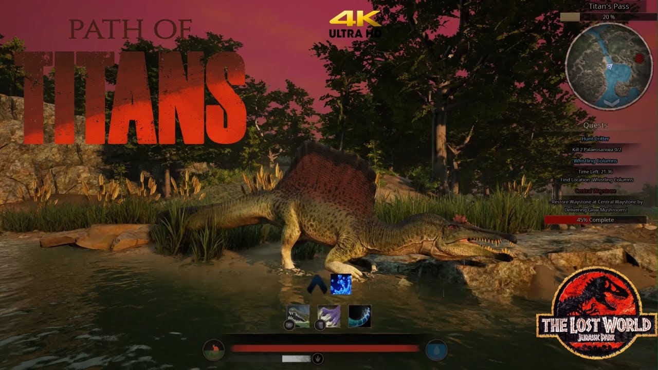 The King Of The River Monsters Gets TLC! | Path Of Titans Spinosaurus ...