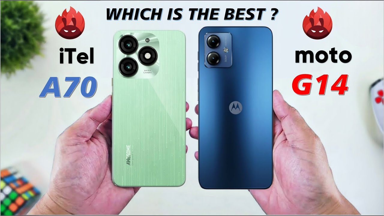 iTel A70 vs Moto G14 | budget phones comparison 🔥🚀 #itela70 - YouTube