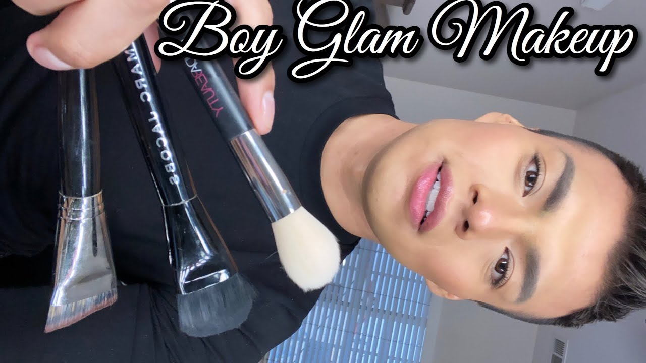 BOY GLAM MAKEUP/QUICK AND EASY - YouTube