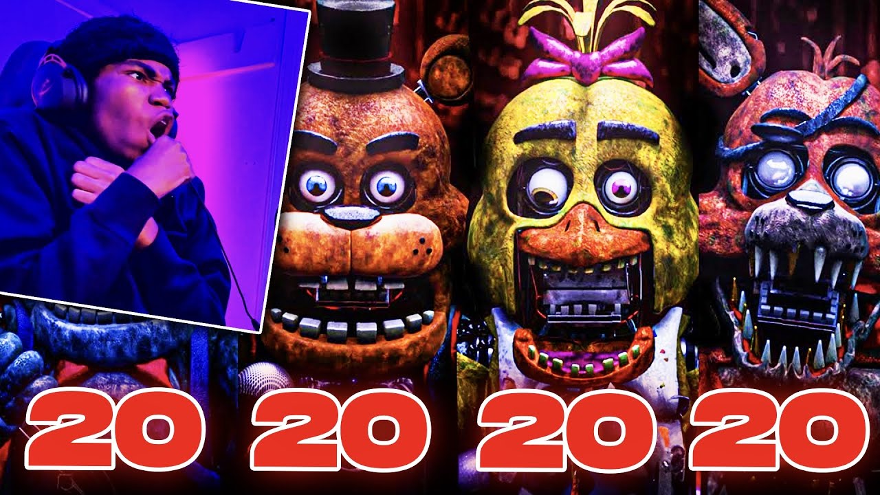 BEATING FNAF PLUS 20/20/20/20 MODE - YouTube