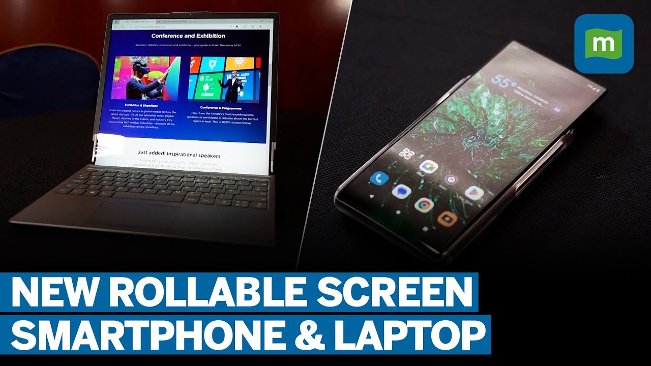 Lenovo's Rollable Display Smartphone & Laptop Showcased At Mobile World ...