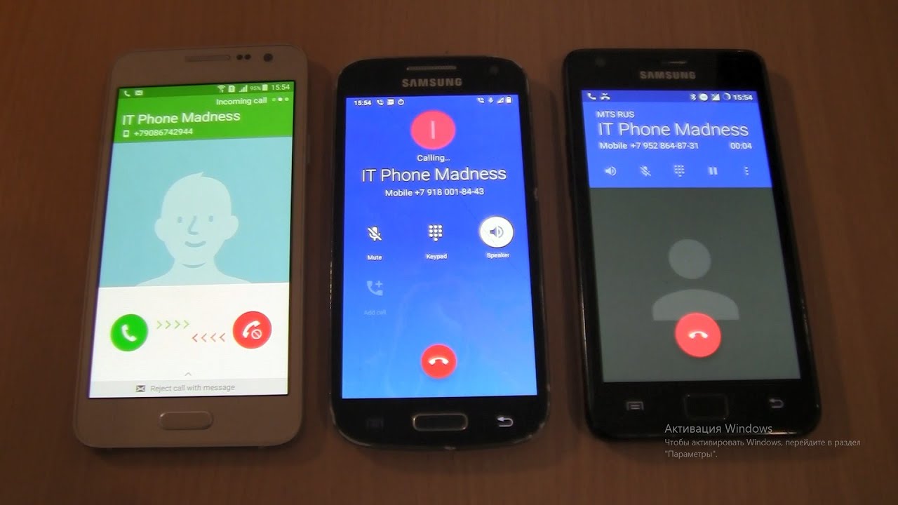 Over the horizon Incoming call & Outgoing call at the Same Time Samsung ...