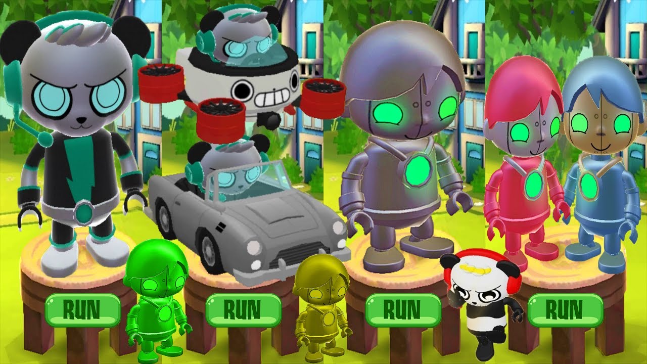 Tag with Ryan - Spy Robo Combo Panda vs Robo-Ryan Spy Car and Spy ...