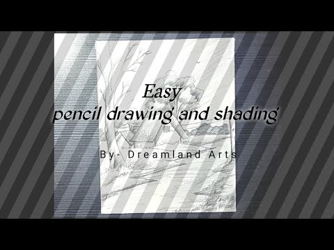 Easy Pencil Drawing And Shading •||•Scenary drawing class - 3 •||• By ...