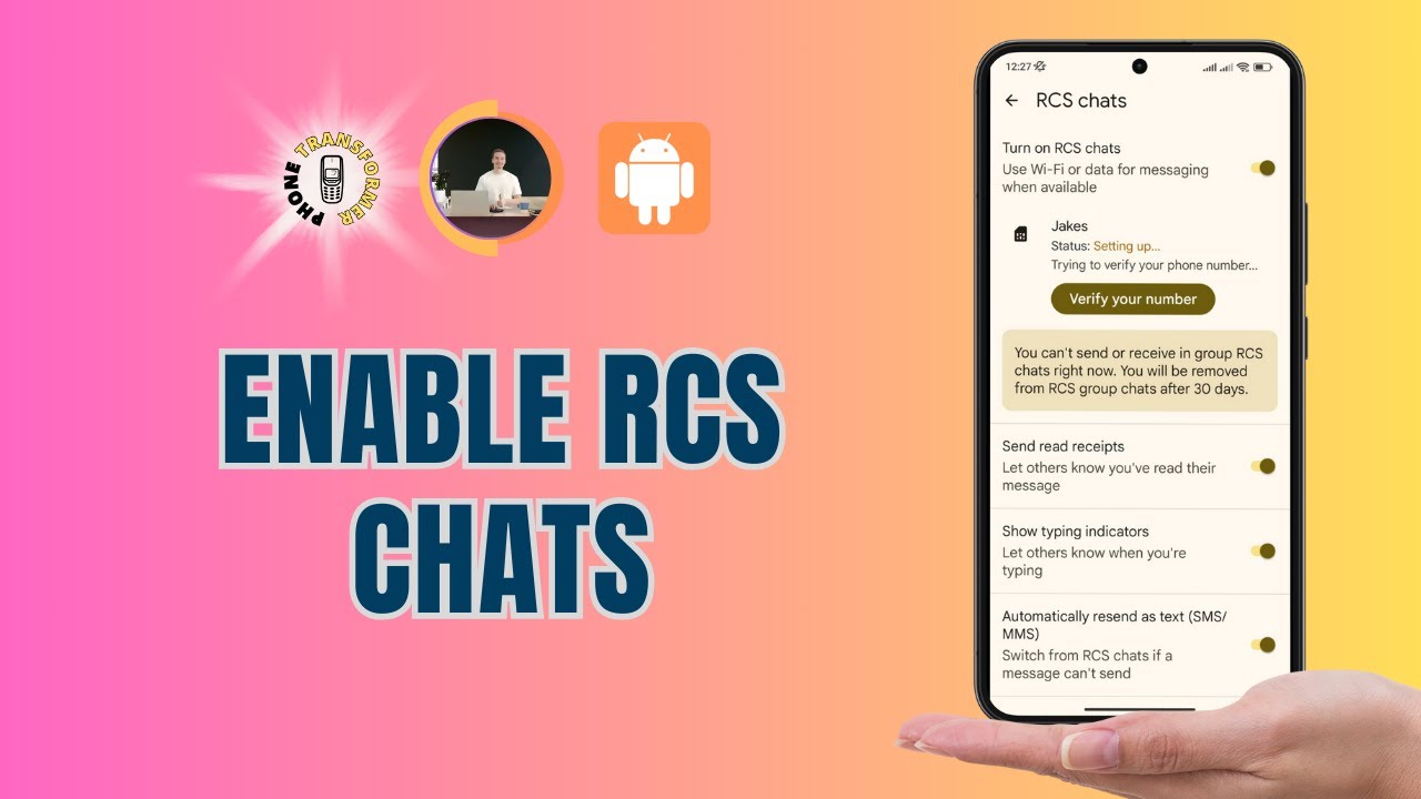 How to Enable RCS Chats in Google Messages - YouTube