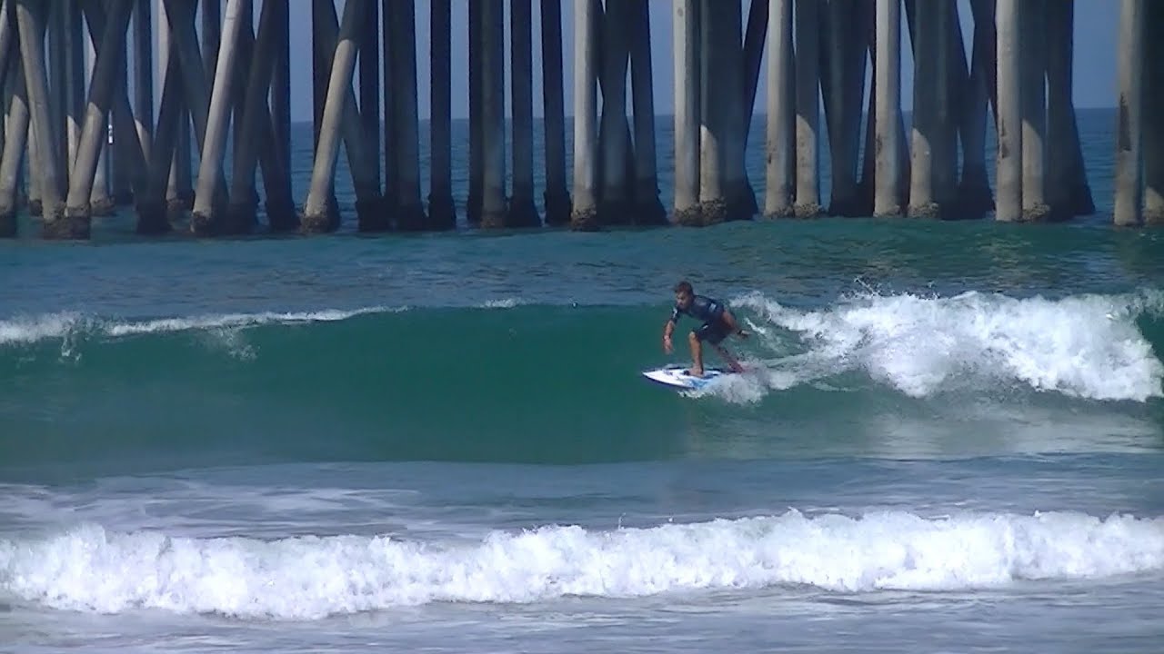 Keanu Asing Surfing at the US Open - Highlights - YouTube
