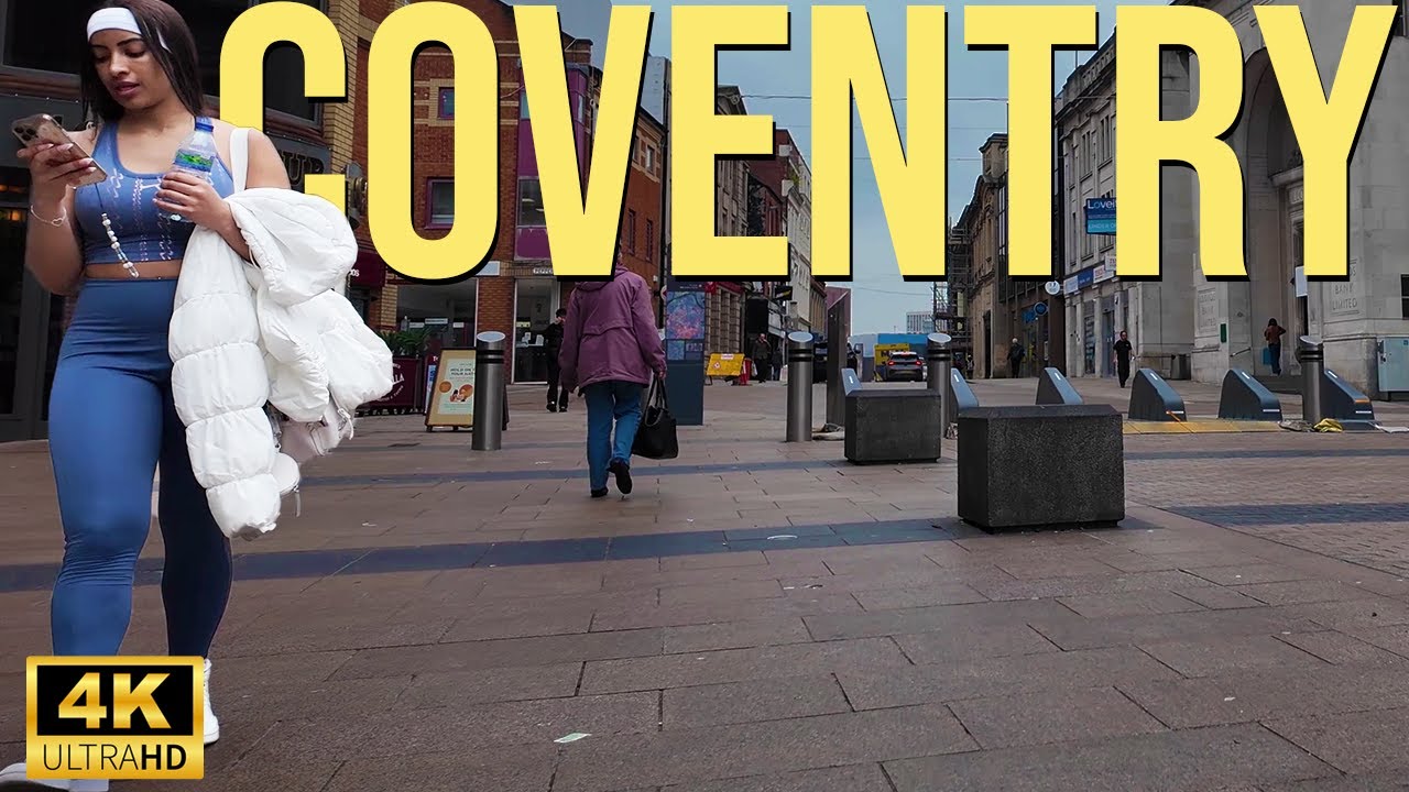 Coventry - City Tour 2024| Walking The Streets of Coventry | Central ...