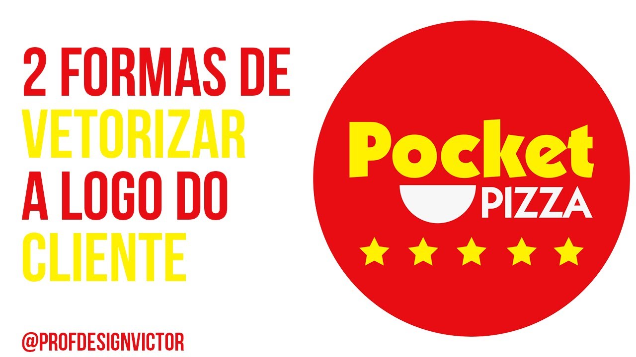 Vetorizando a logo de um cliente no Illustrator - Traçado da Imagem e ...